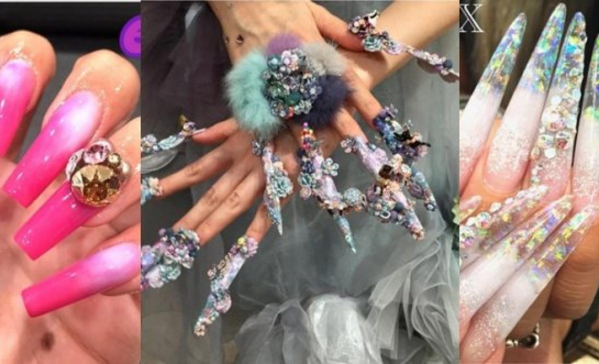 Uñas tan exageradas que dejan sin palabras