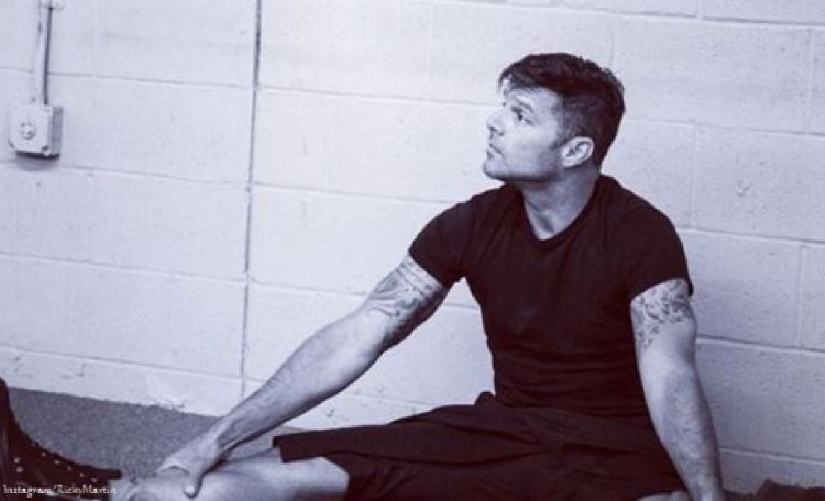 Ricky Martin como lo queríamos ver, sin camisa (Fotos)