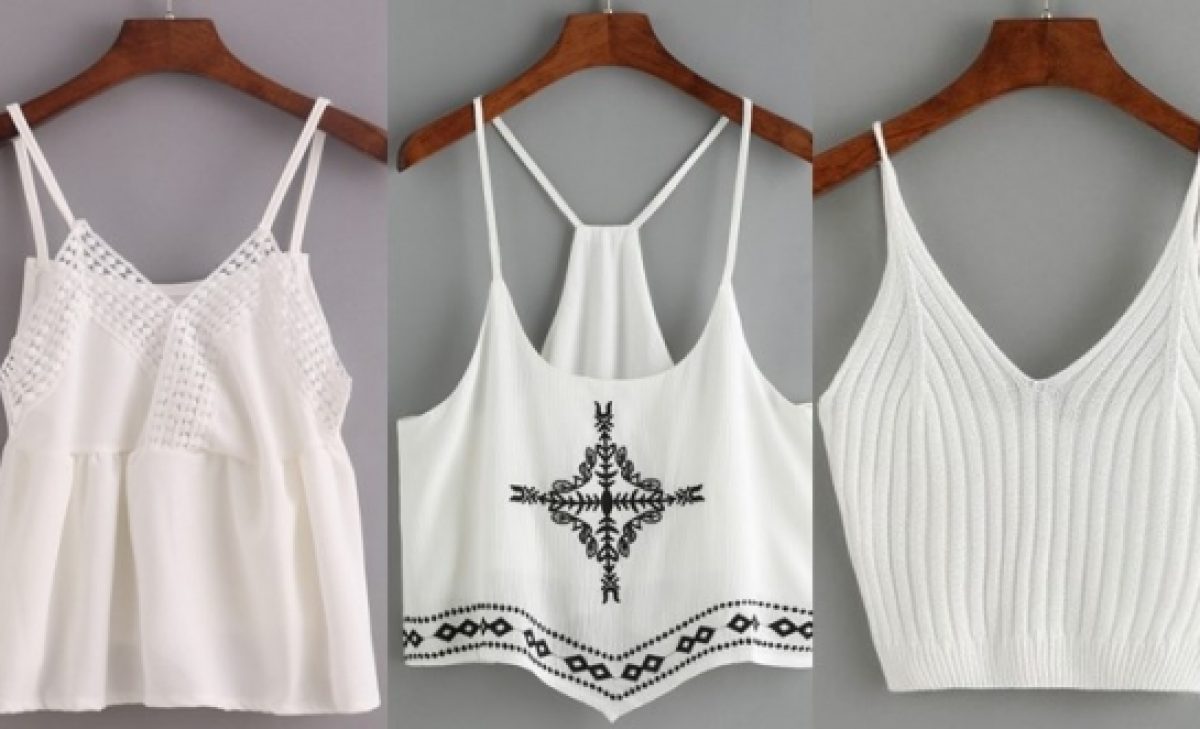 6 Ideas para usar un top blanco