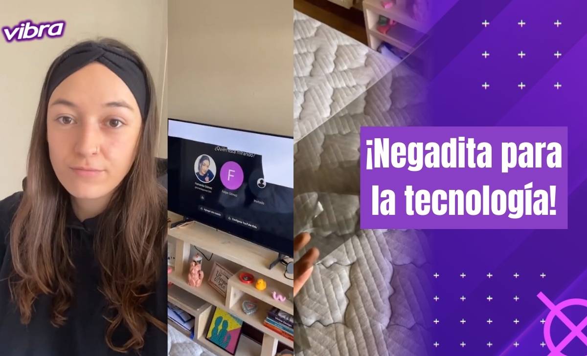 ¡Muy despistada! Mira cómo dañó la pantalla de su televisor