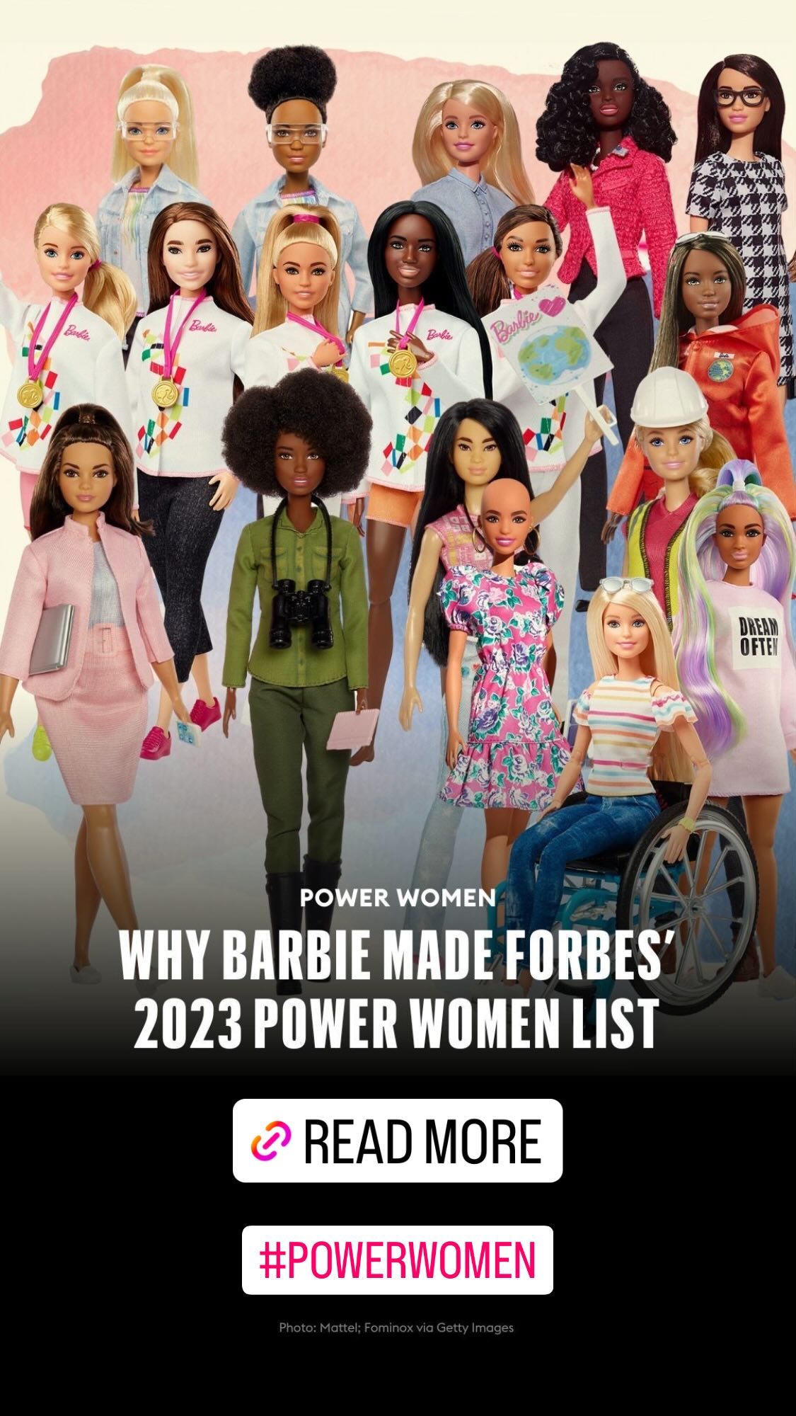 ¿Barbie en Forbes? ¡Una de las mujeres más poderosas es puro plástico!
