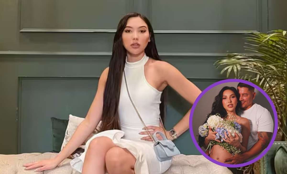 Fotos de Aida Merlano tras el parto de su primer hijo