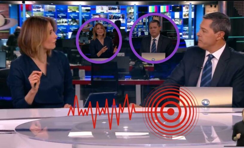 El video del periodista de Noticias Caracol que sintió el temblor en vivo