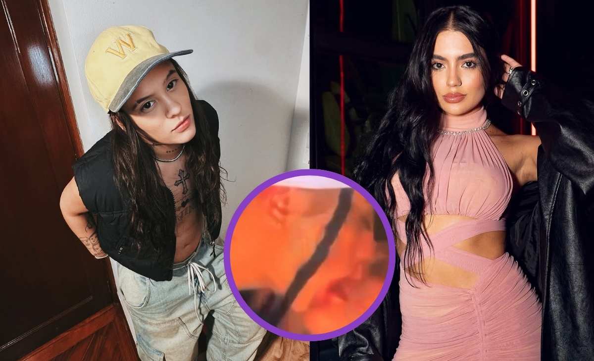 Beso de Luisa Castro con Nath