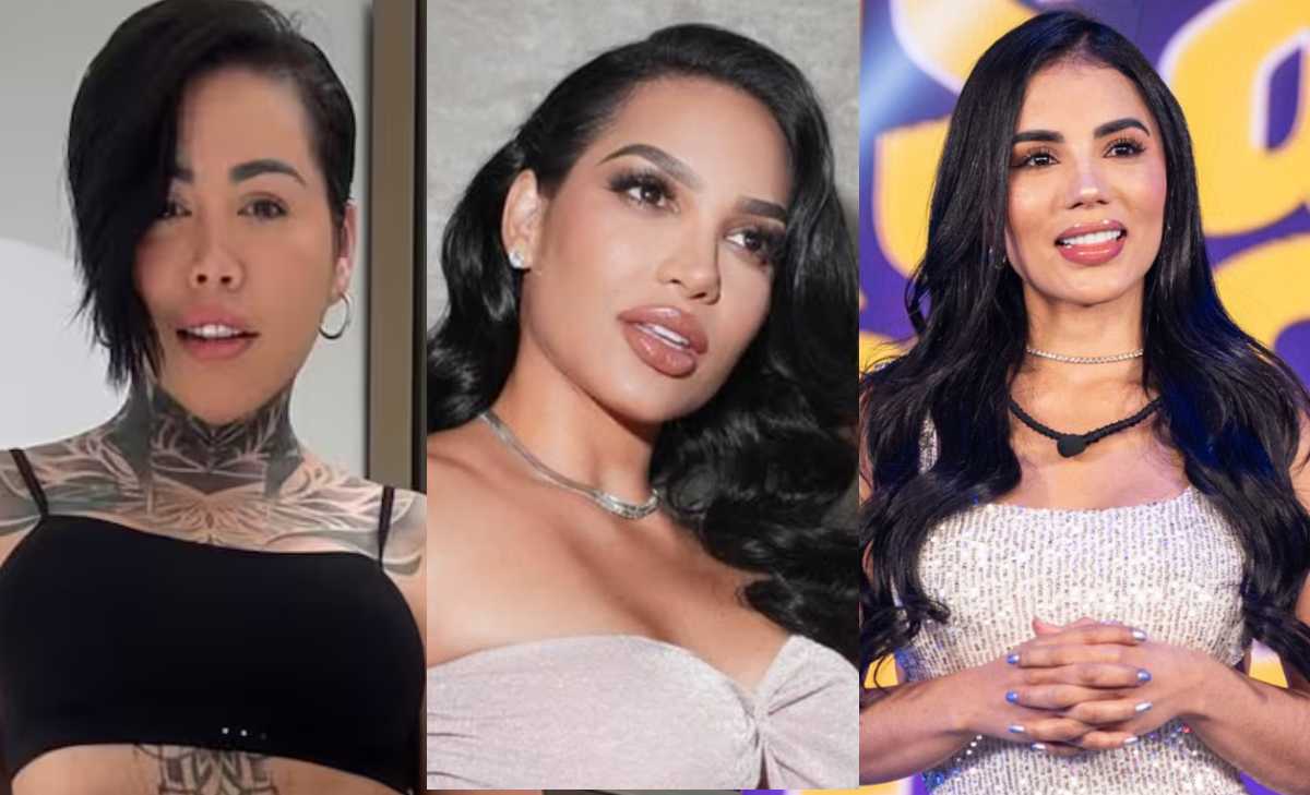 Así fue la pelea de Andrea Valdiri, Yina Calderón y Karina García en "Stream Fighters 4"