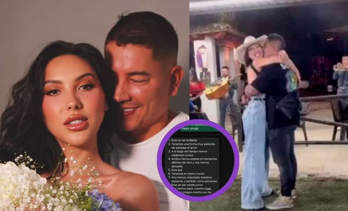 La reacción de Juan David Tejada al chat que mostró Aida Victoria Merlano con el que habría ...