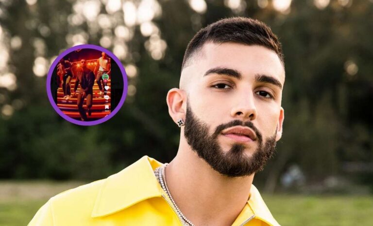 video de Manuel Turizo en el que se le ve el "paquete" en pleno concierto