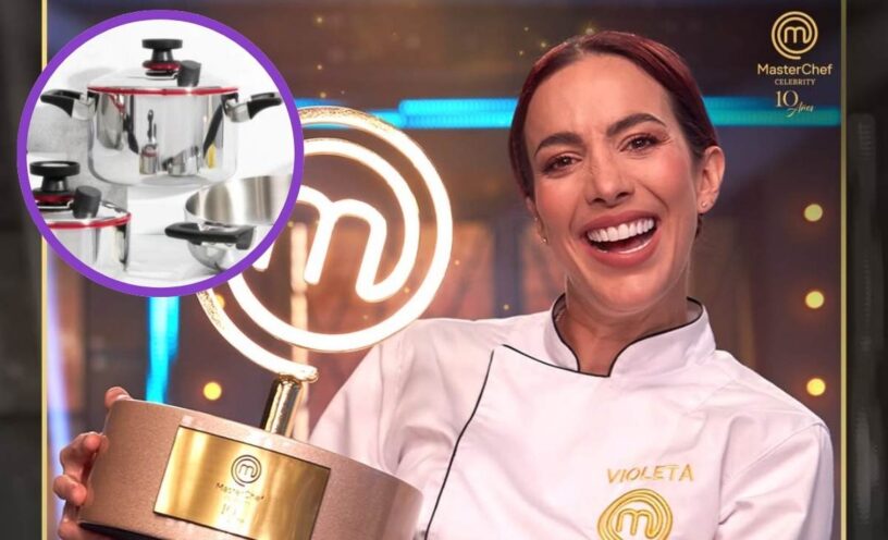 Juego de ollas que ganó Violeta Bergonzi en MasterChef Celebrity ...