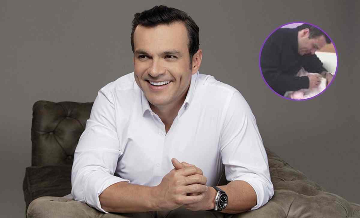Juan Diego Alvira presentó a su nuevo hijo