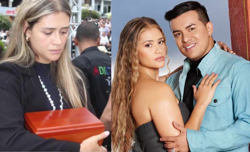 El video del gesto de la esposa de Yeison Jiménez con sus cenizas en el ...