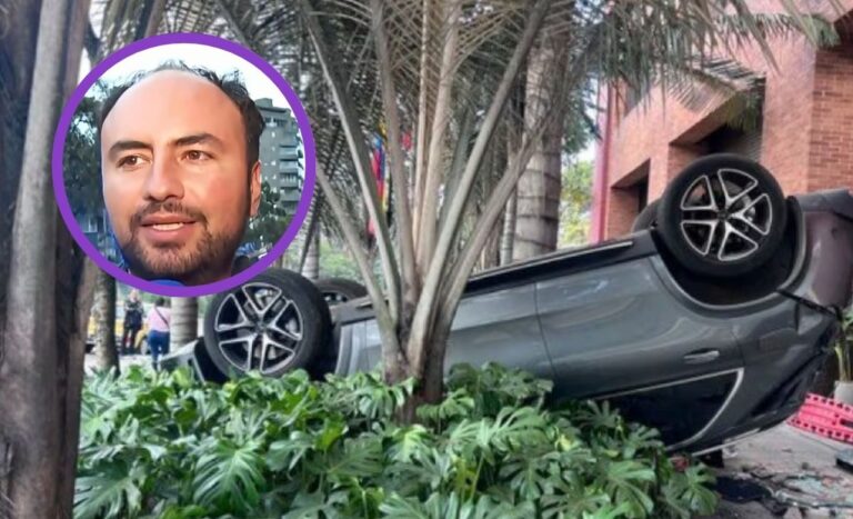 Hijo del conductor del carro que cayó desde el segundo piso en El Nogal ...